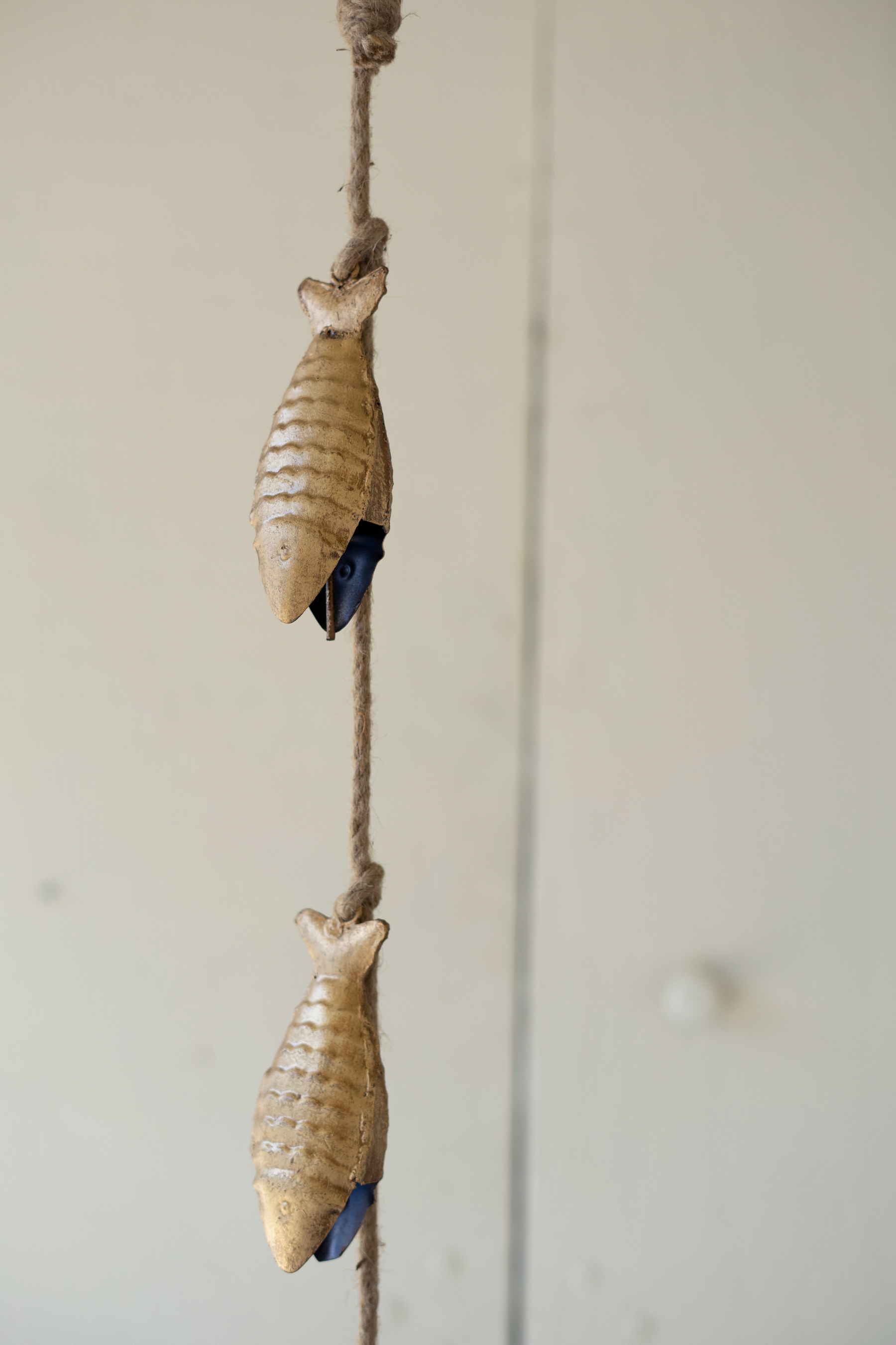 Fish Bell Cluster - Antique Gold | Decorative Objects