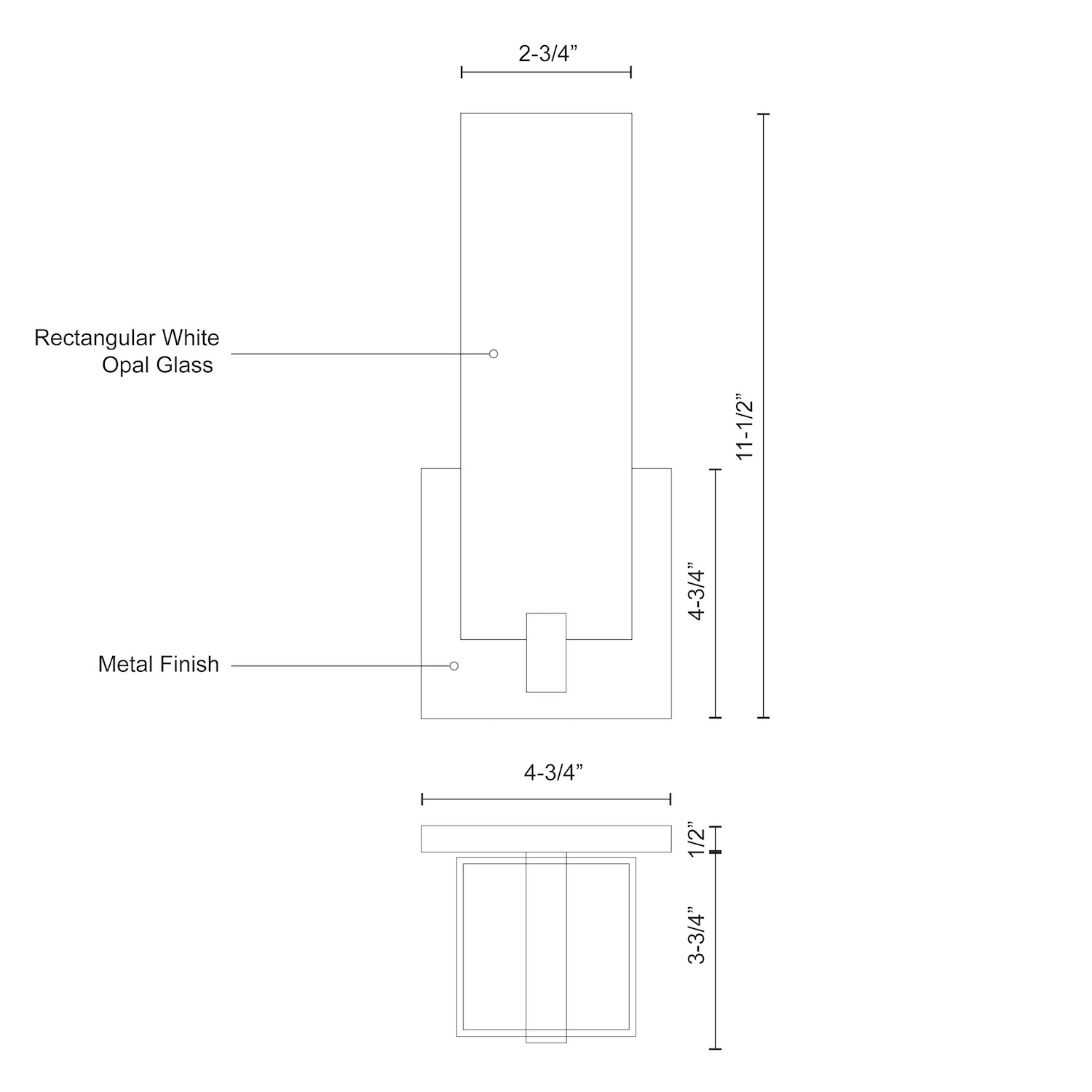 Stratford Sconce In Black | Sconces