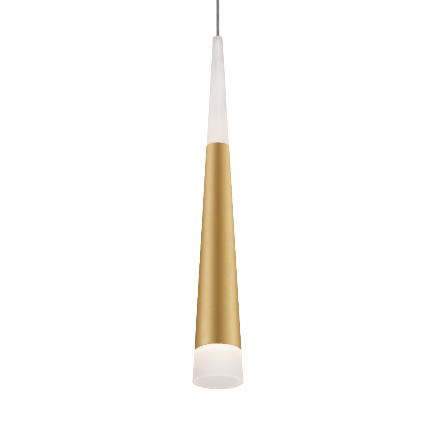 Ultra Pendant In Brushed Gold | Pendants