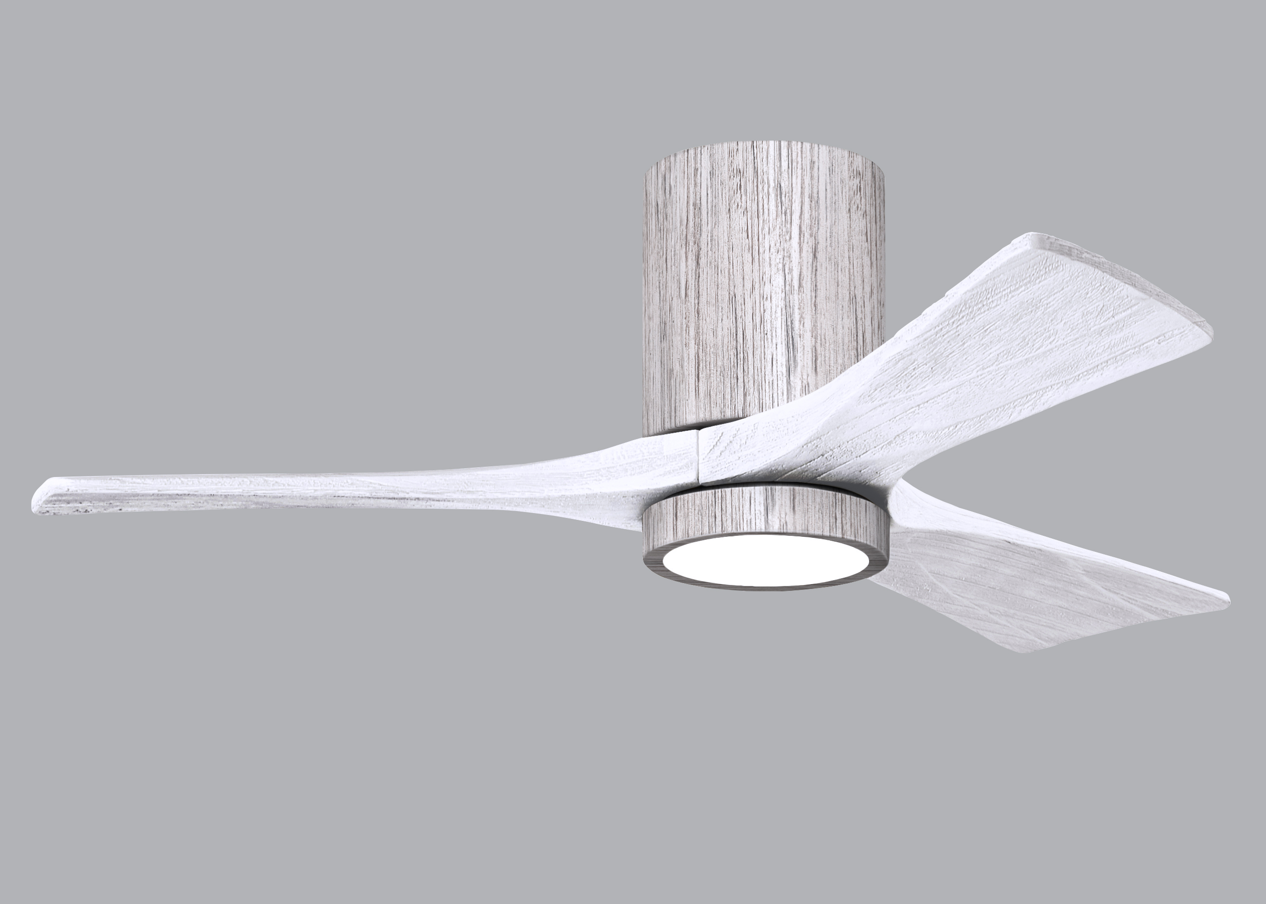 Irene-3hlk Three-blade Flush Mount Paddle Fan In Barn Wood Finish With ...