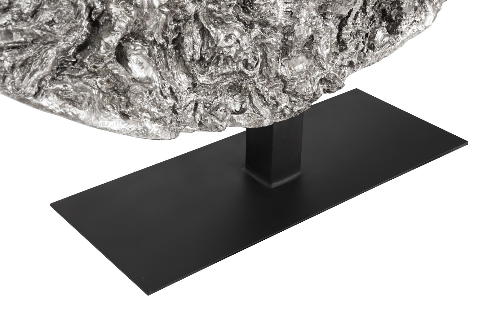 Phillips Collection Colossal Cast Root On Stand, Large, Antique Silver ...