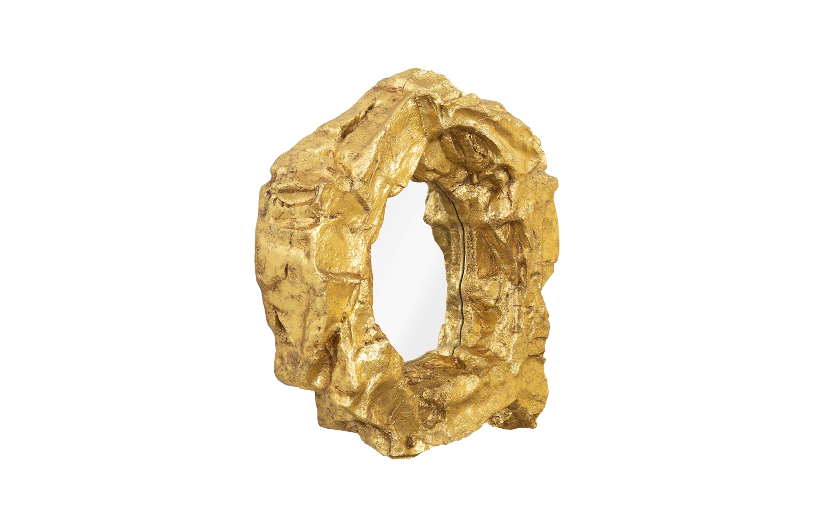 Rock Pond Mirror, Gold Leaf | Wall Mirrors