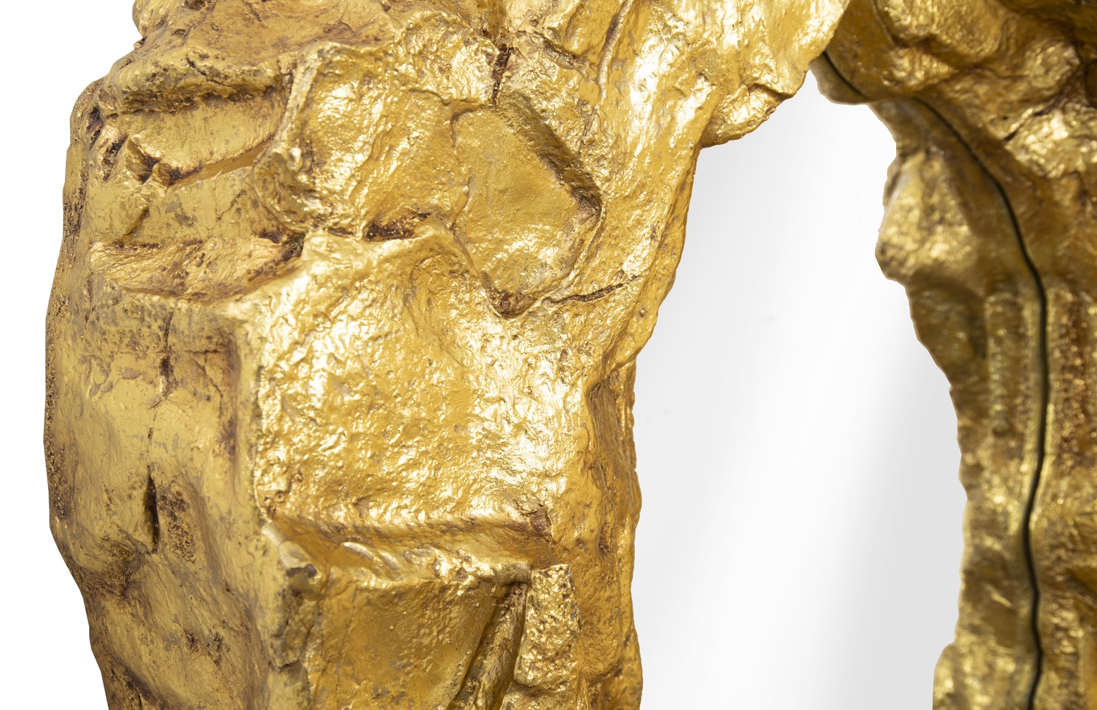 Rock Pond Mirror, Gold Leaf | Wall Mirrors
