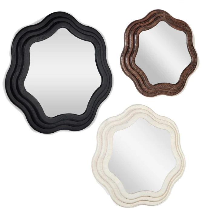 Swirl Oval Mirrors