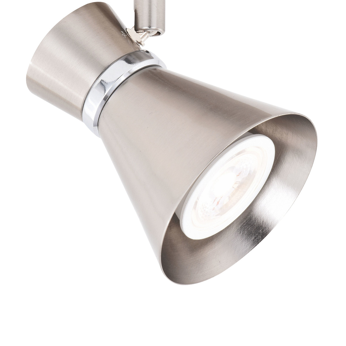 Vaxcel Alto 6 Light Led Brushed Nickel Swing Arm Ceiling Spot Light ...